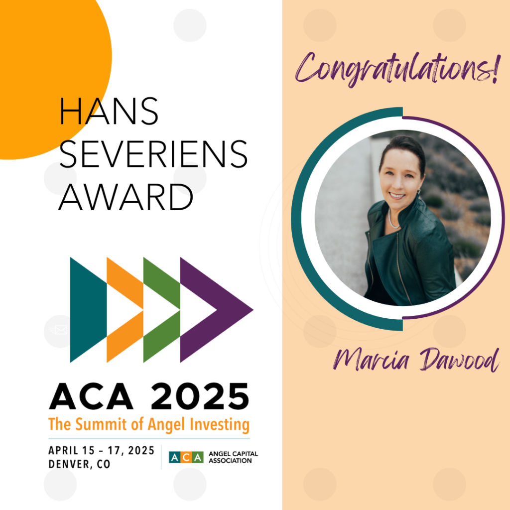 Marcia Dawood Honored with Prestigious Hans Severiens Award for Angel ...